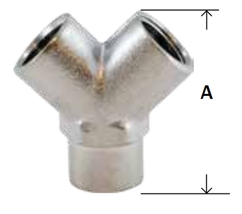 Pipe WYE - Nickel Plated On SC Fastening Systems