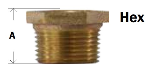 Lead Free Bronze Hex Bushing On SC Fastening Systems
