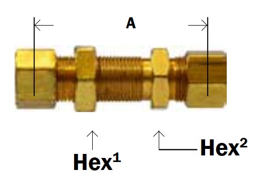 Compression Bulkhead Union On SC Fastening Systems