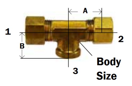 Compression Female Branch Forged Tee On SC Fastening Systems