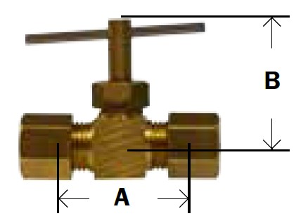 Compression x Compression Needle Valve On SC Fastening Systems