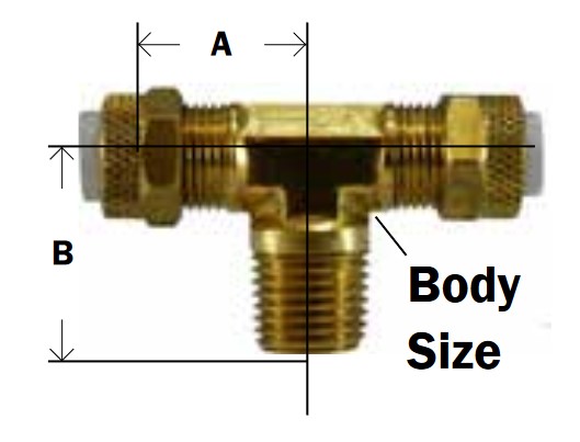 Flareless Male Branch Tee On SC Fastening Systems