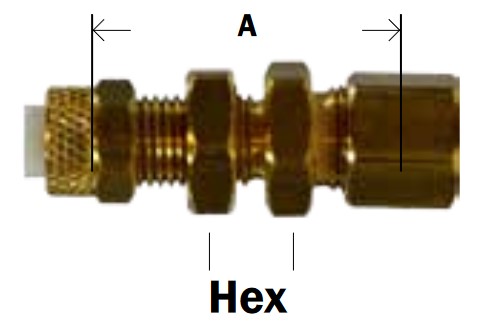 Flareless Bulkhead Compression Union On SC Fastening Systems