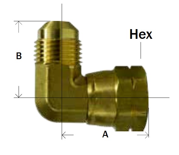 Forged Swivel Flare Elbow On SC Fastening Systems