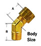 Compression 45 Degree Elbow On SC Fastening Systems