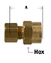 Compression Female Adapter On SC Fastening Systems