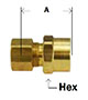 Compression x Sweat Adapter On SC Fastening Systems